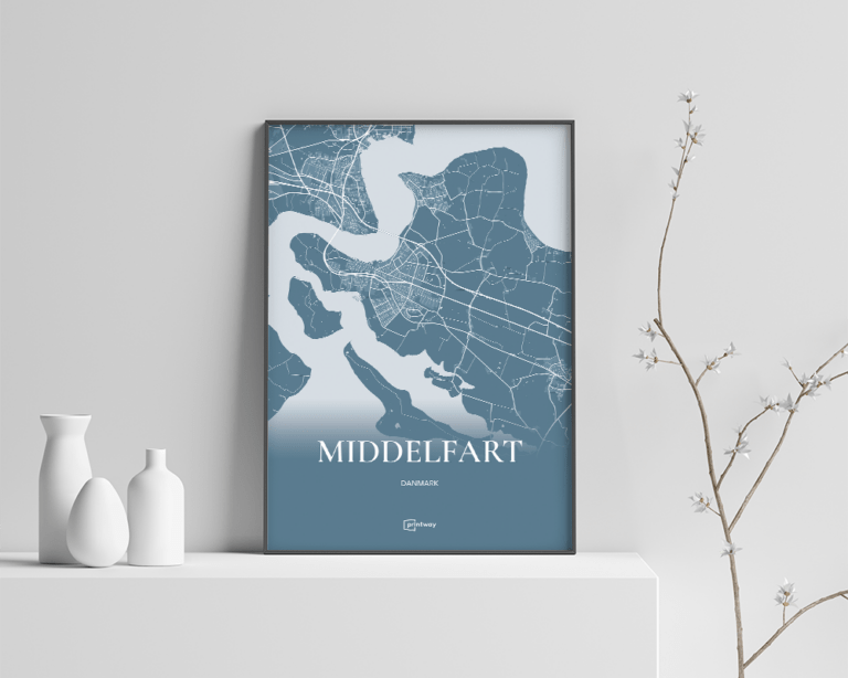 Middelfart Plakaten | 2021 Bykort Plakater | PrintWay.dk