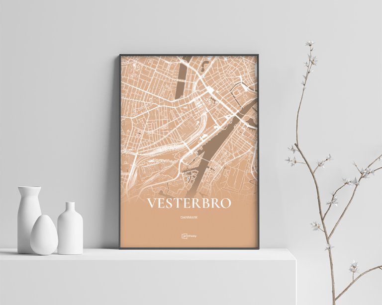 Vesterbro Plakaten | 2021 Bykort Plakater | PrintWay.dk